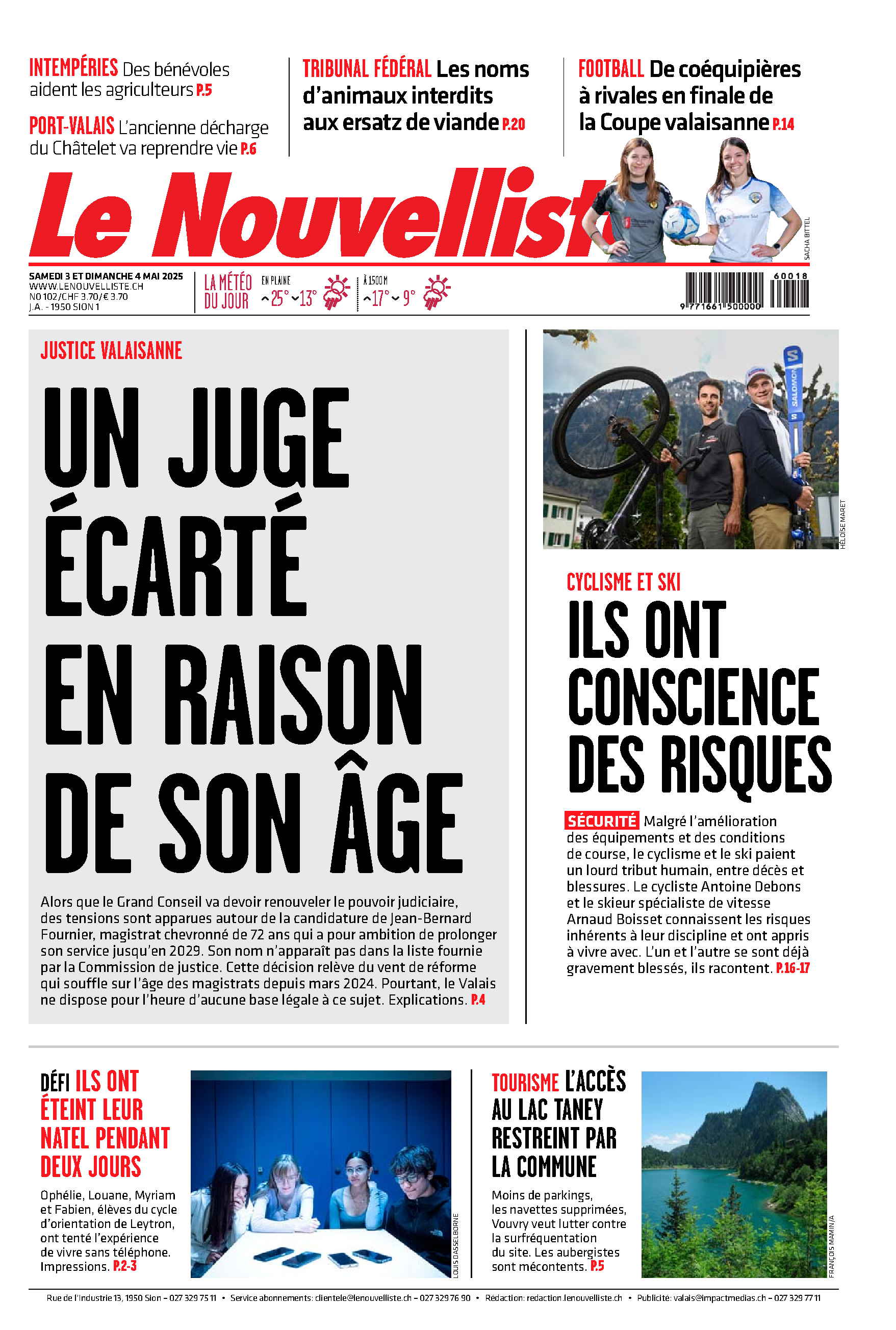 JOURNAL DIGITAL : Le Nouvelliste